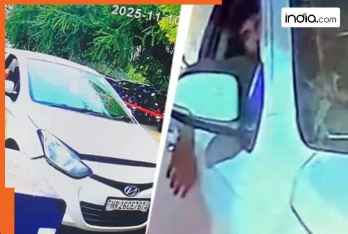 Delhi bomb blast first CCTV footage of suspect: Video shows suspect ...