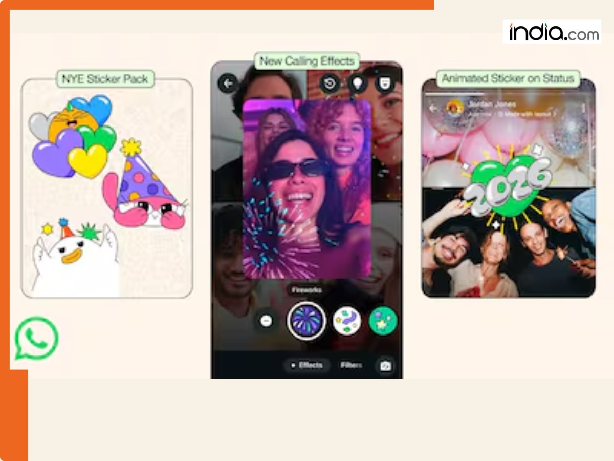WhatsApp’s New Year 2026 surprise is live - These new stickers and call ...
