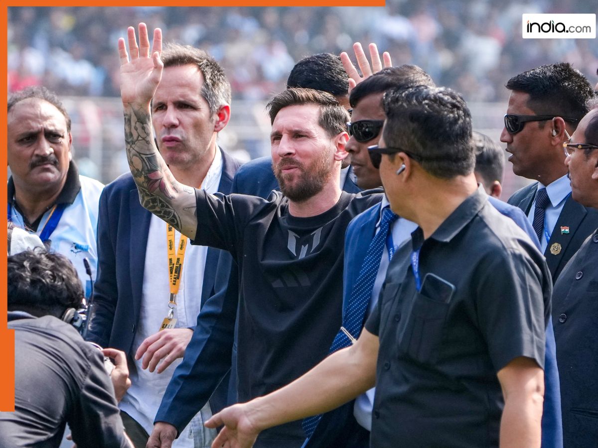 Lionel Messi leaves stadium in just 10 minutes after chaos erupts at ...