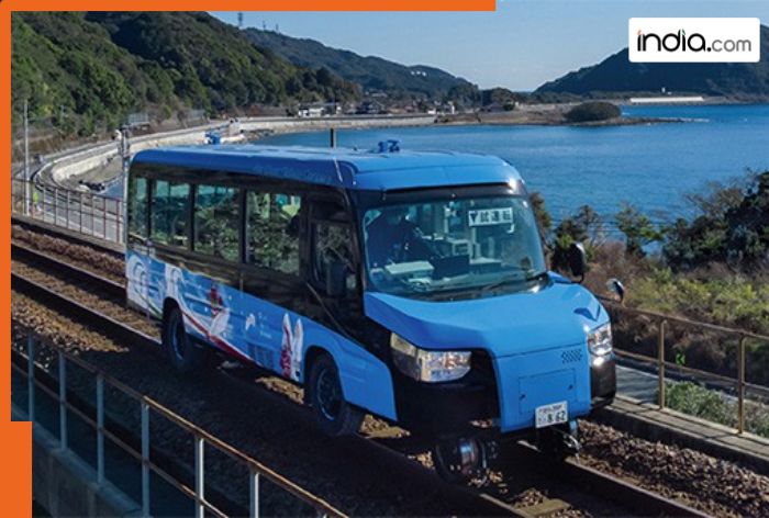 World's weirdest train: This bus transforms into a train in just 15 ...