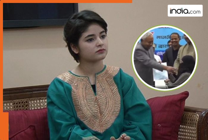 Dangal actress Zaira Wasim demands apology from Bihar CM Nitish Kumar over hijab row, calls act...