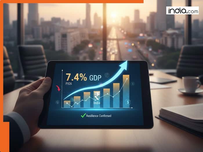 Good news for India as GDP projected to rise 7.4% in FY26 despite US ...