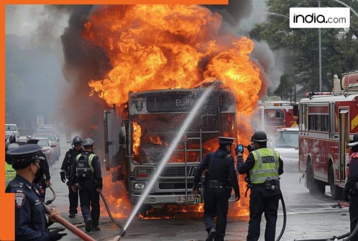Section 144 imposed in Ujjain’s Tarana, bus set on fire, 15 people ...