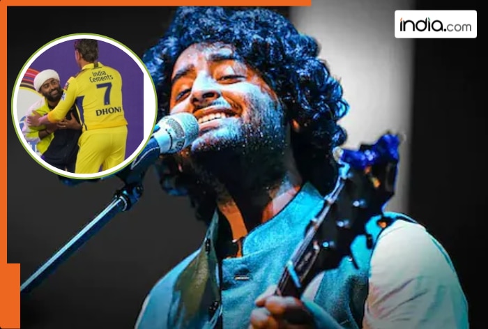 Video of Arijit Singh touching MS Dhoni's feet goes viral, after singer ...