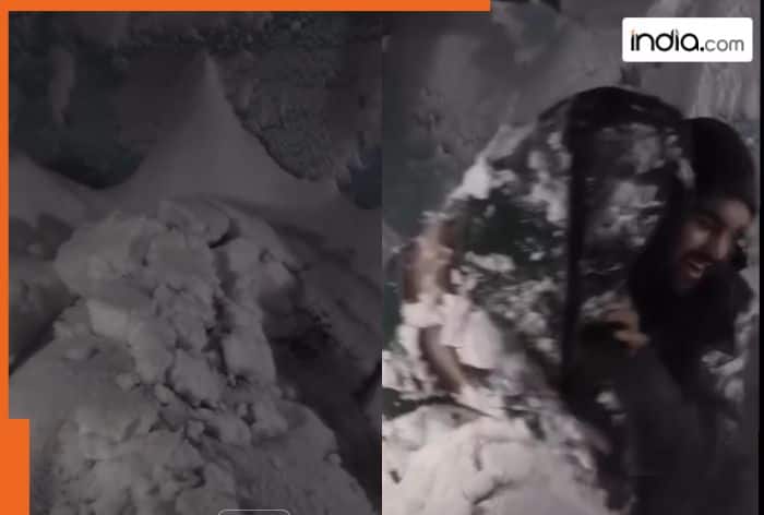 WATCH: Indian Army soldier sleeping in his camp amid bone-chilling snow ...