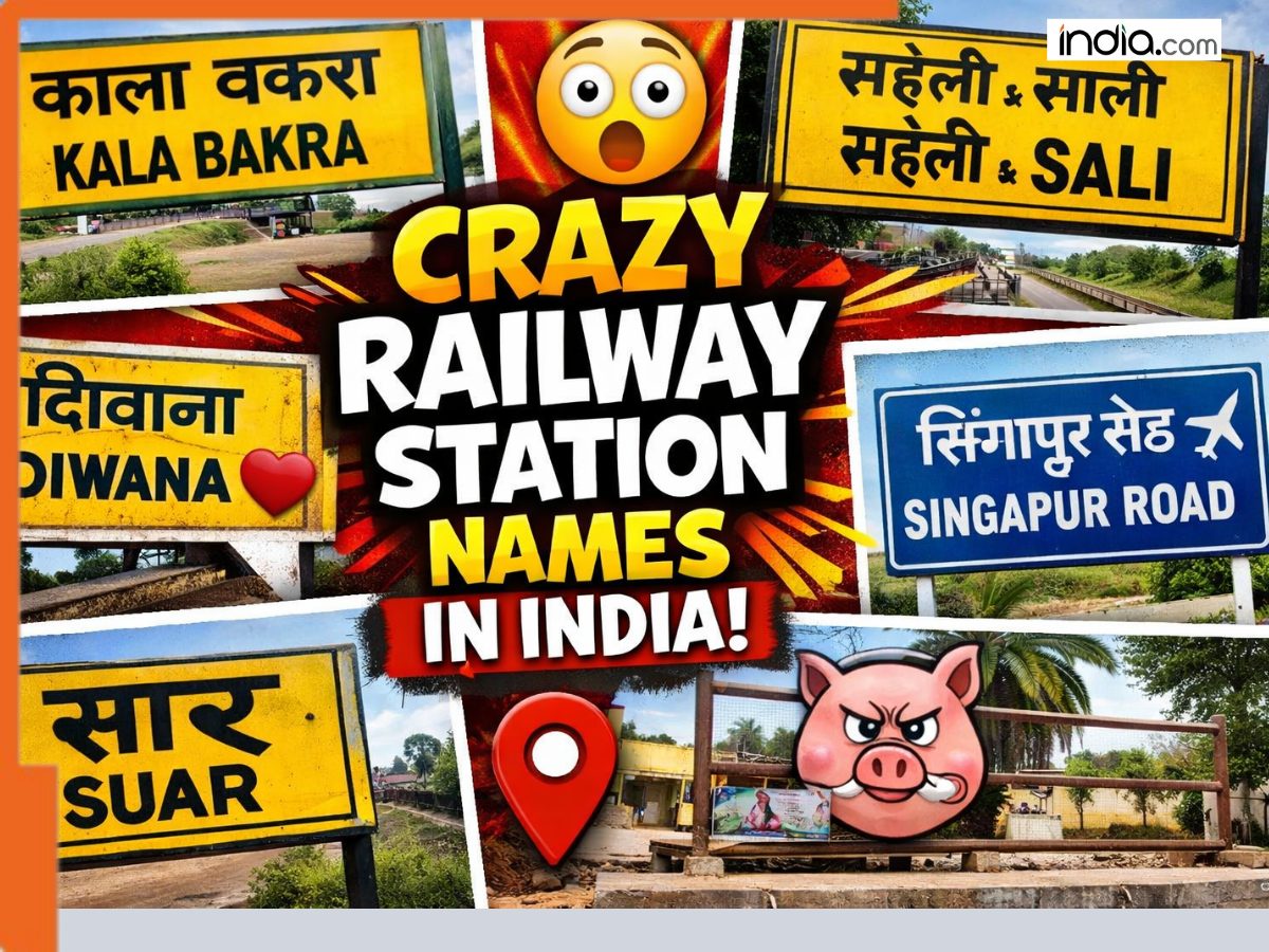 Beyond 'Kala Bakra': 7 weirdest Indian Railway station names that will ...