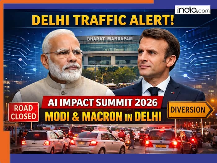 Delhi Traffic advisory today: Major road curbs as PM Modi, Macron ...