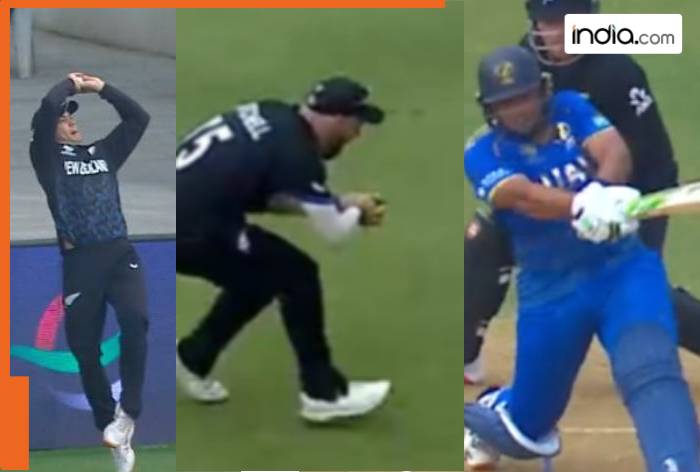 WATCH: Mark Chapman and Daryl Mitchell execute a spectacular boundary ...