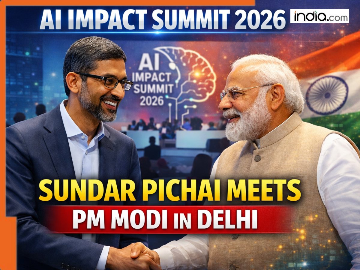 Sundar Pichai meets PM Modi at AI Impact Summit 2026 in Delhi, signals ...