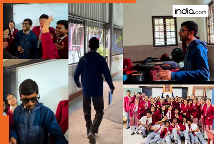 School students' fake classroom fight on farewell day leaves internet ...