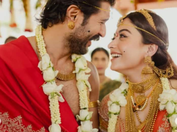 Rashmika Mandanna and Vijay Deverakonda celebrate their wedding with ...