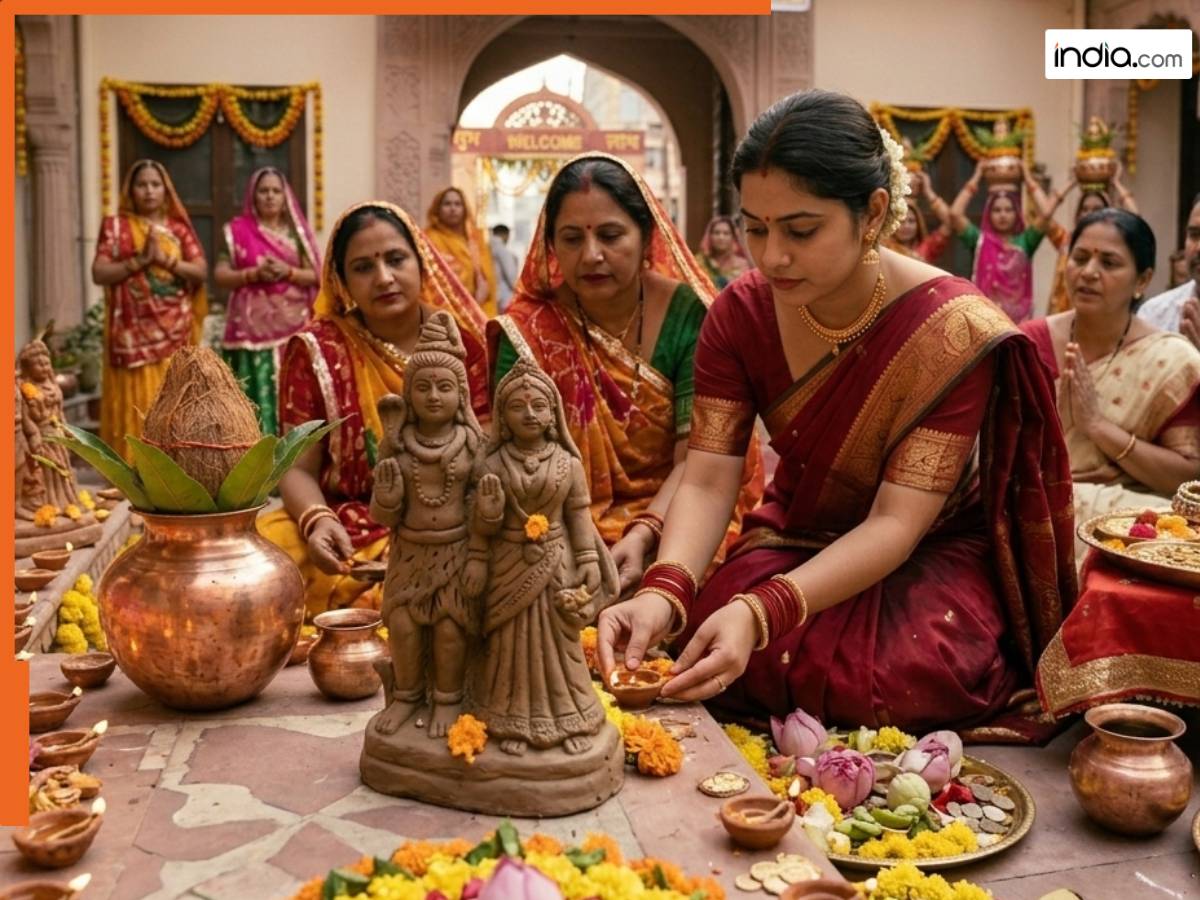 Gangaur Puja 2026: गणगौर पर्व की अनोखी परंपरा…यहां पत्नी के हाथों मार ...