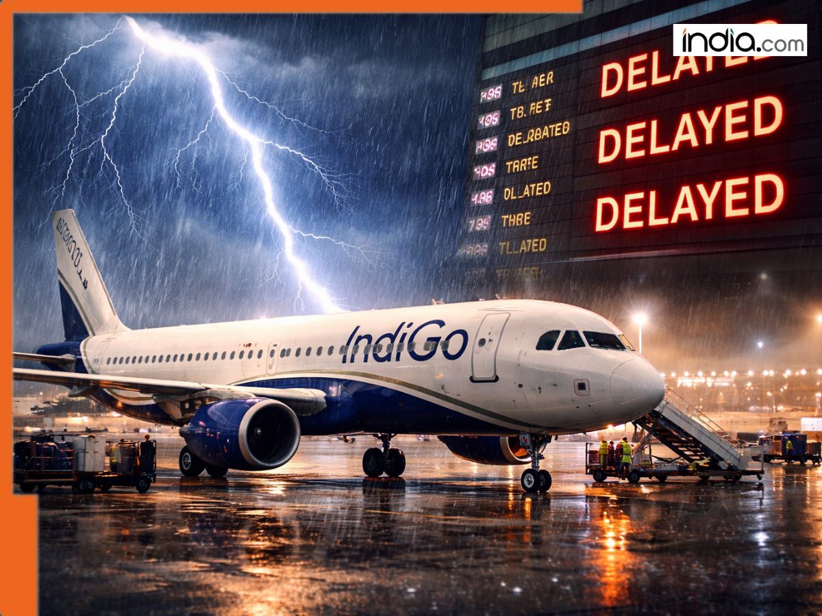 IndiGo issues travel advisory as thunderstorms hit Delhi, passengers on ...