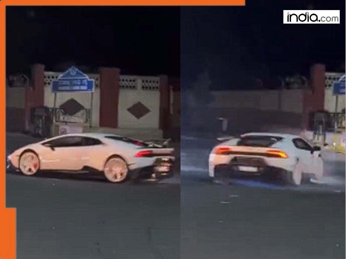 Lamborghini Huracan DRIFTS on Bengaluru’s road: What happened to driver ...