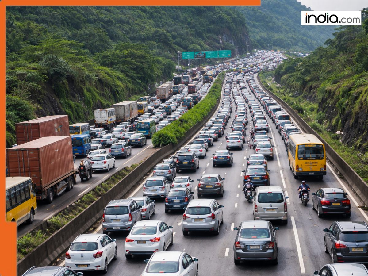 Mumbai-Pune expressway sees massive traffic jam during Ram Navami ...