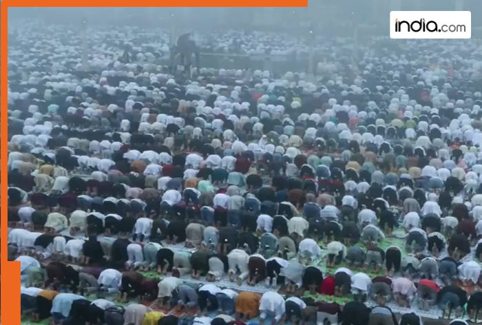 Eid-ul-Fitr 2026: Devotees gather at Delhi's Jama Masjid to offer Eid ...