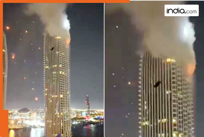 Dubai Creek Harbour Strike: Drone hits residential tower, sparking ...