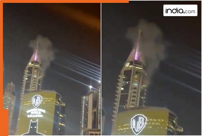 Dubai Marina Blast: Explosion causes massive fire at marina skyscraper ...