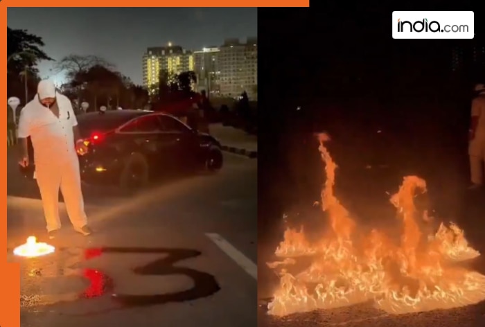Mumbai man sets road on fire to shoot filmy reel on birthday; police ...