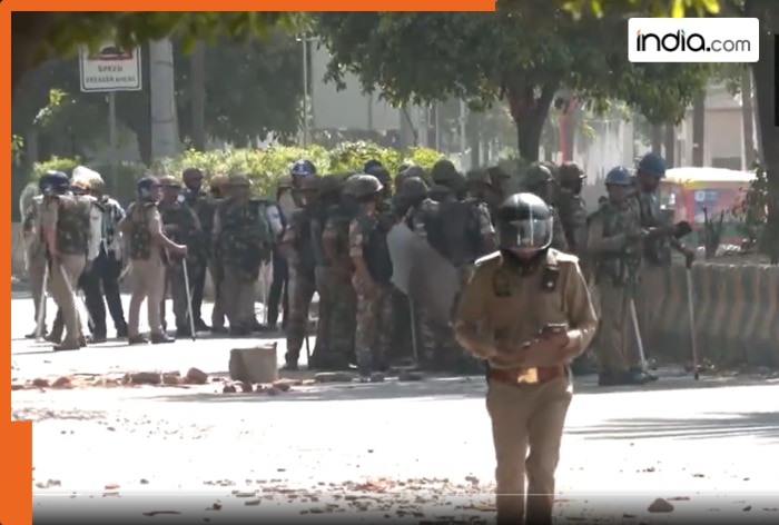 Noida Protest Day 2 Highlights: Protesters pelt stones at Sector 121 ...