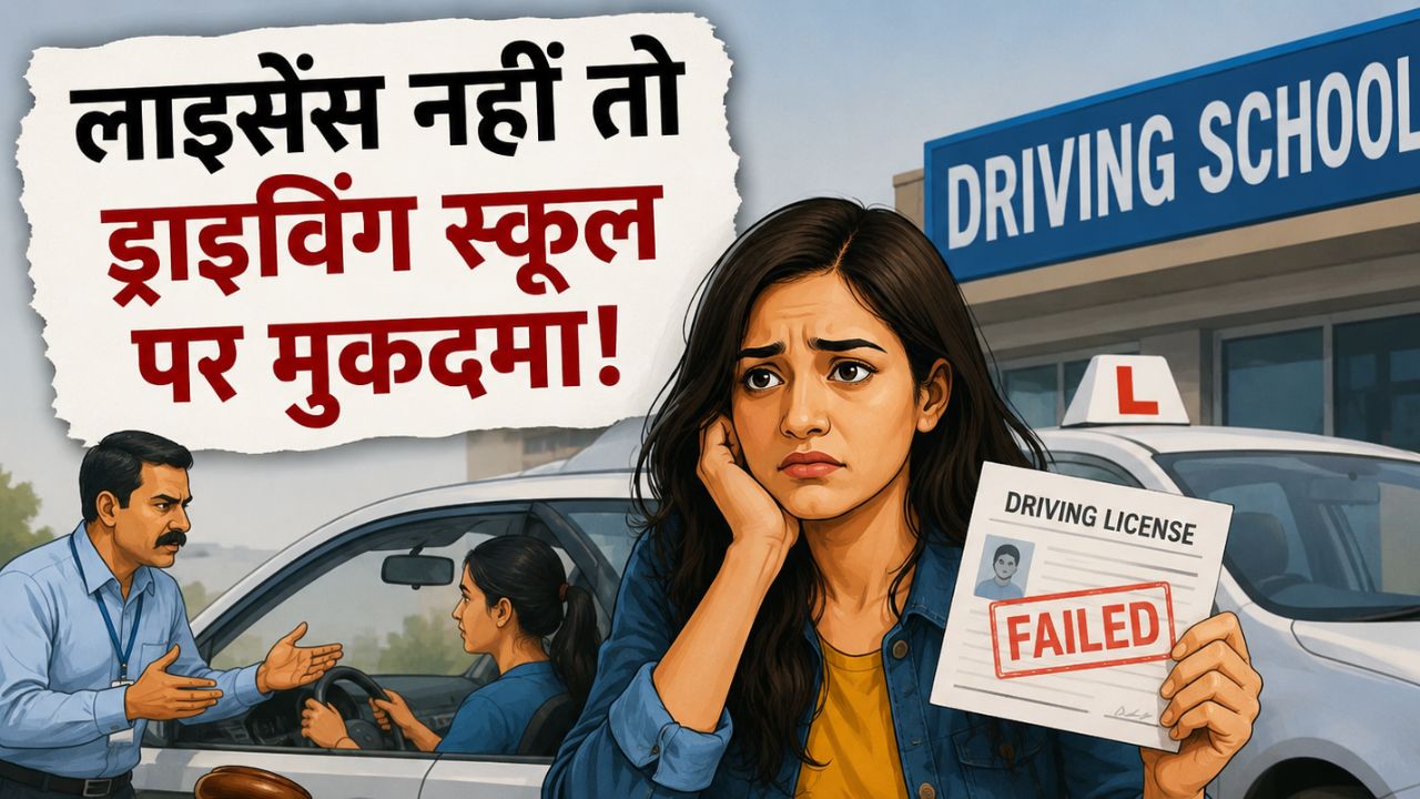 'ठीक से ड्राइविंग नहीं सिखाई', लाइसेंस टेस्ट में फेल हुई महिला तो ...