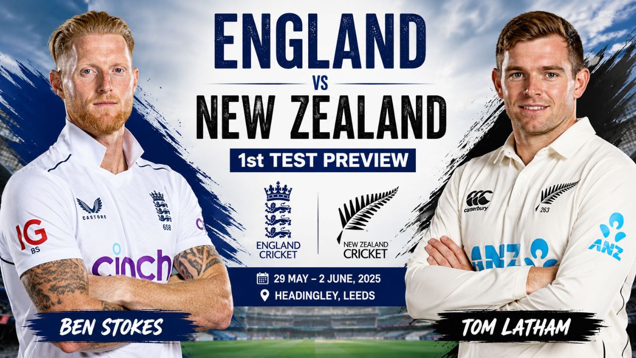 ENG vs NZ 2026 Live Streaming Info, 1st Test: When, Where, How to Watch ...