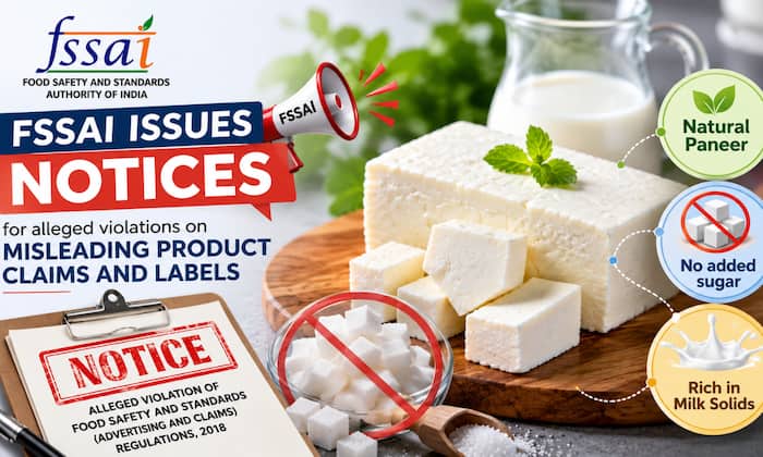 Food safety regulator FSSAI issues notices for alleged violations on ...