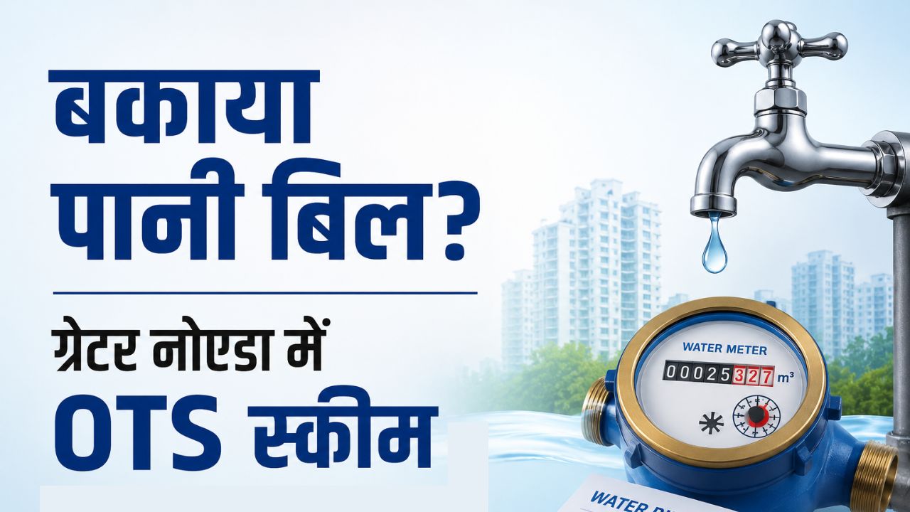 ग्रेटर नोएडा के लोगों के लिए बड़ी खुशखबरी, वन-टाइम सेटलमेंट से पानी का ...