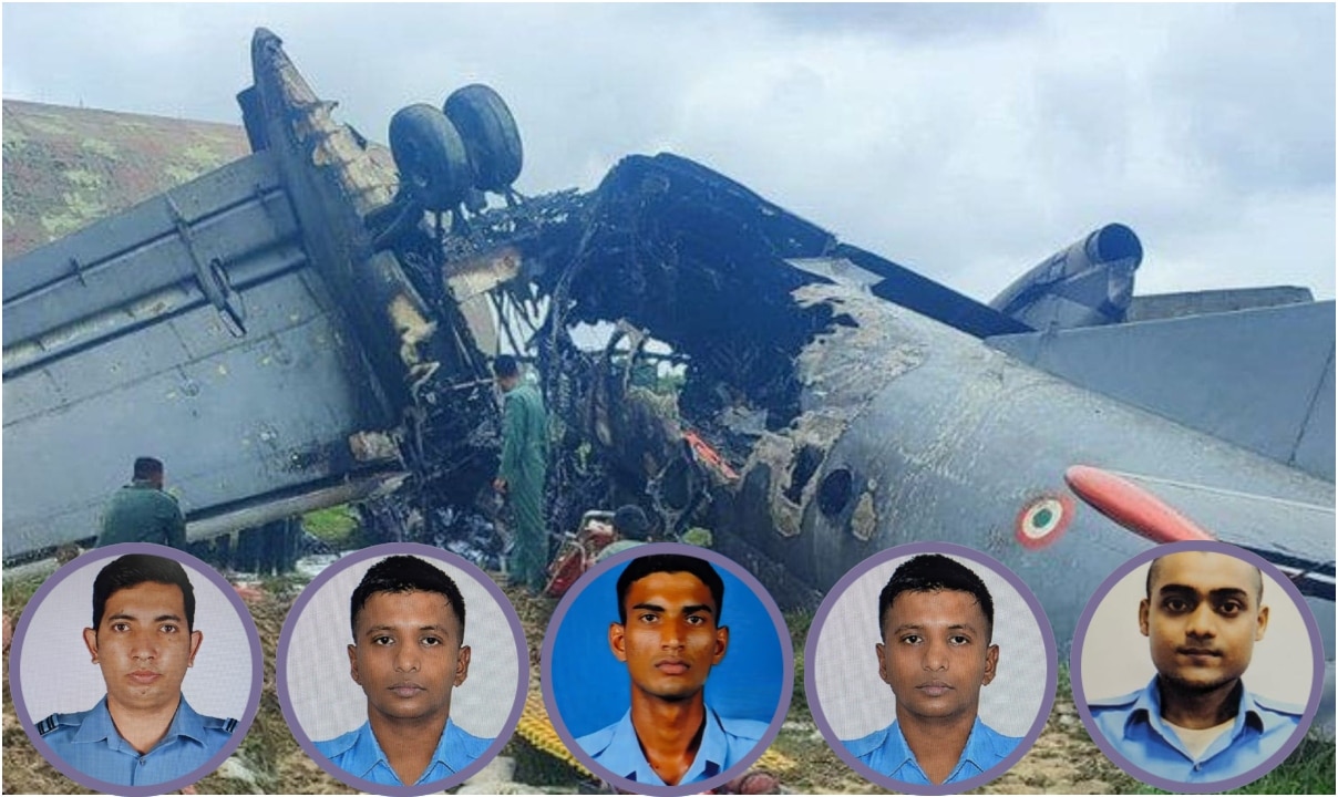 IAF aircraft crash: Squadron Leader Prashant Singh, Flight Lieutenant ...