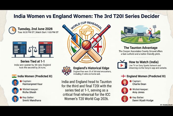 IND-W vs ENG-W 2026 Live Streaming Info, 3rd T20I: When, Where, How to ...