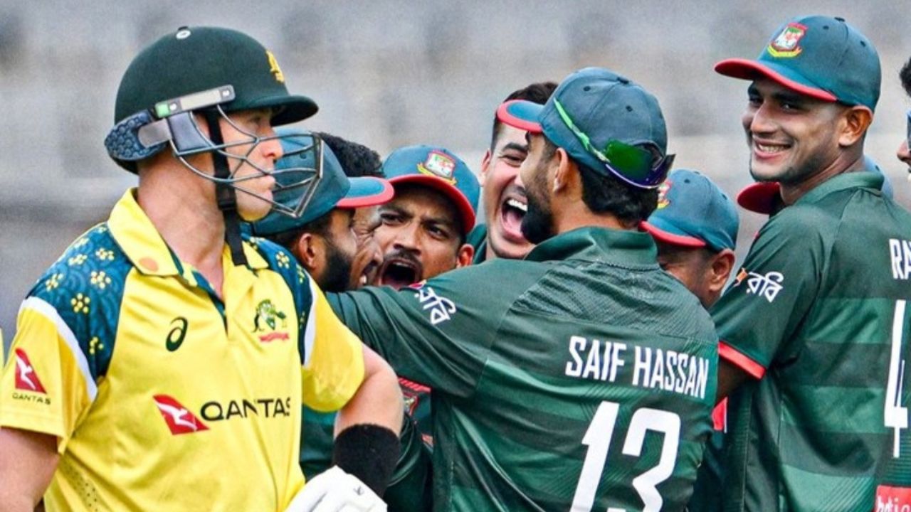 BAN Vs AUS, 1st ODI: Mosaddek Hossain and Nahid Rana rip through ...