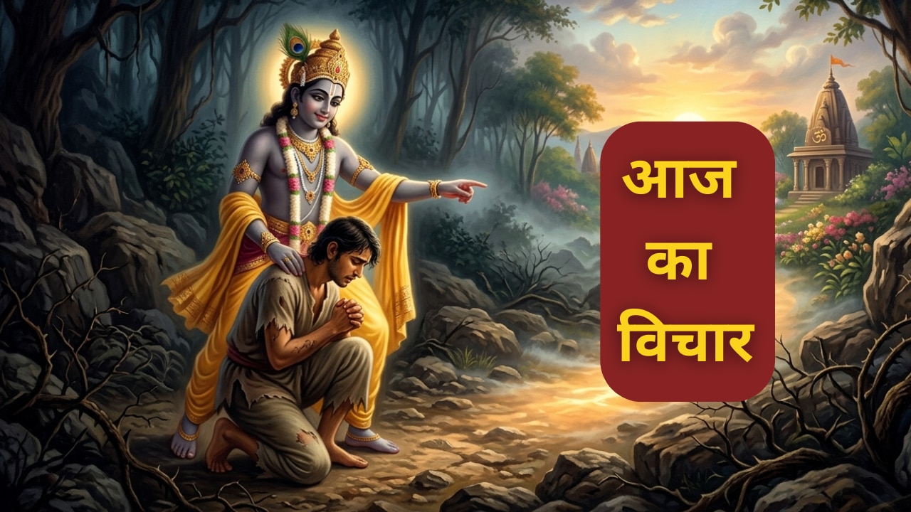 Quote of the Day: दुखों से घिर गए हैं? भगवान कृष्ण ने बताया परेशानियों ...
