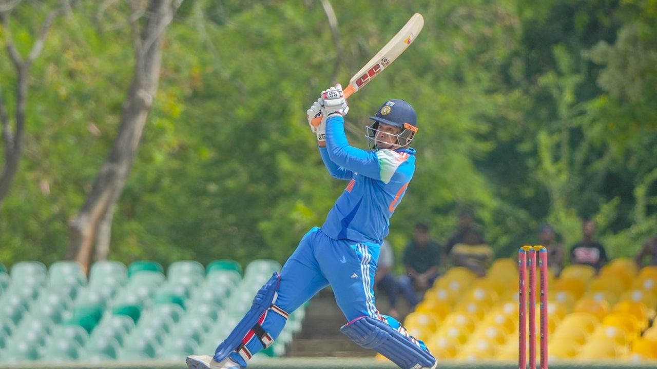 World record knock by Vaibhav Sooryavanshi powers India A to tri-series ...
