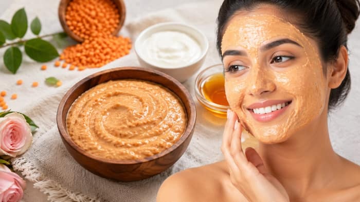 गर्मियों में भी ब्राइट स्किन के लिए घर पर रखी इस 1 दाल से बनाएं फेस पैक ...