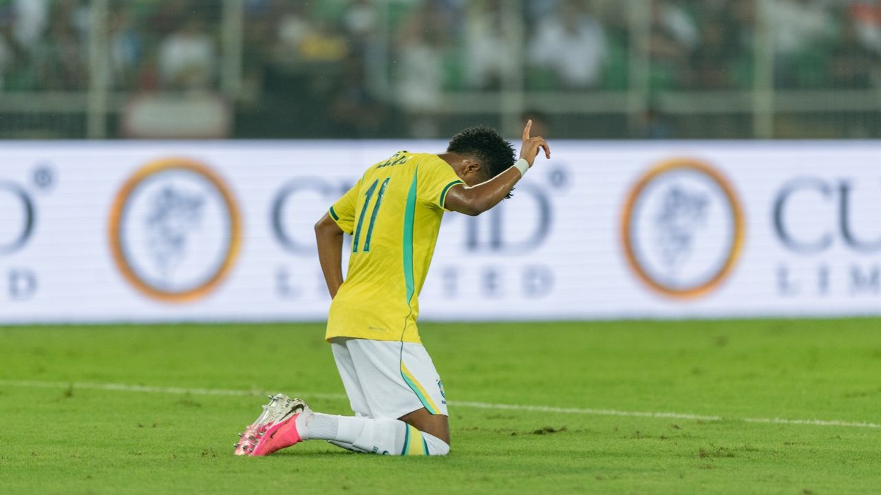 India vs Brazil friendly match: Estevao and Pedro put La Selecao in ...